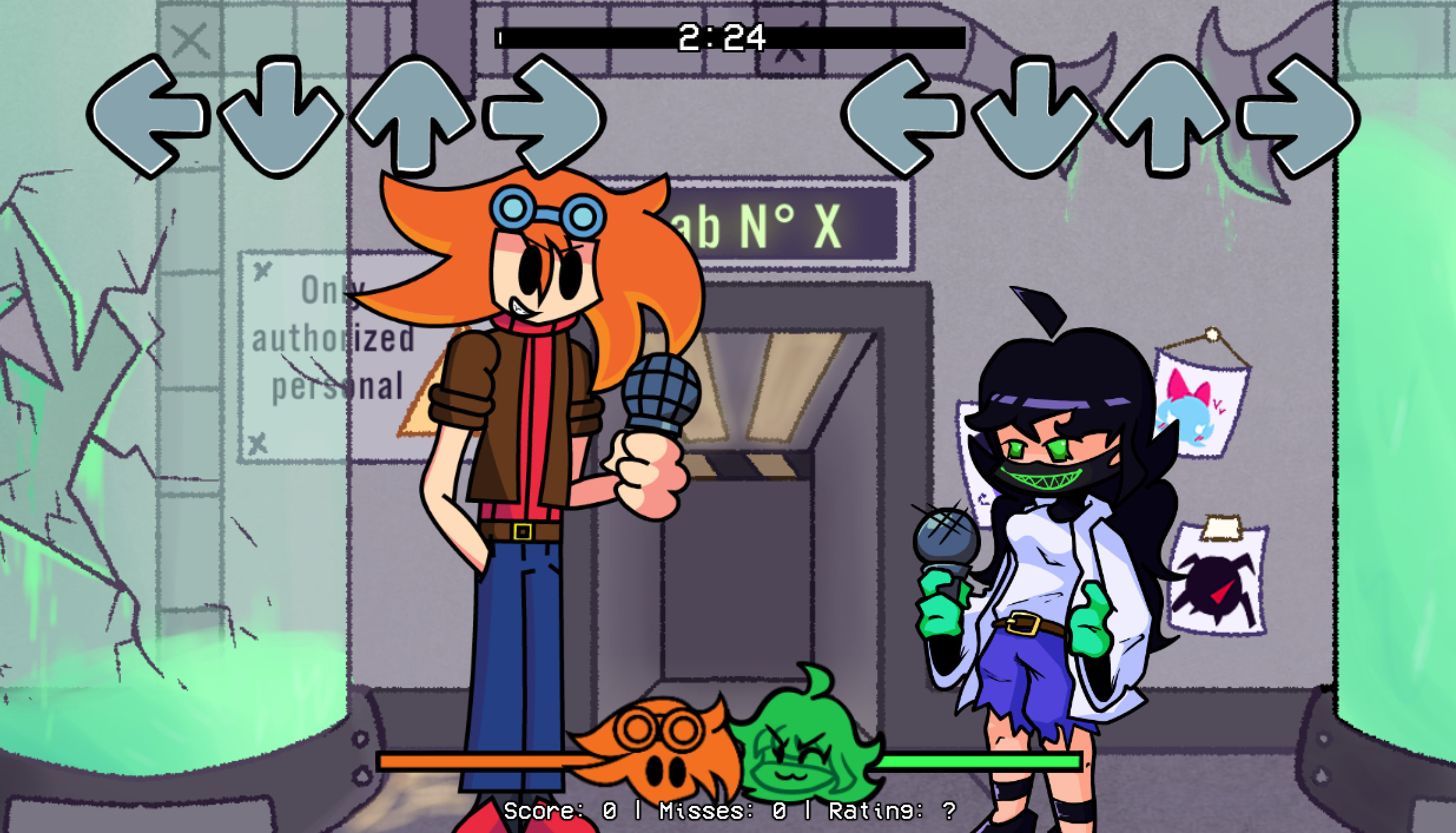 Toxic Tussle (Vs Ashira Moro) Mod for Friday Night Funkin' | FNF Mods