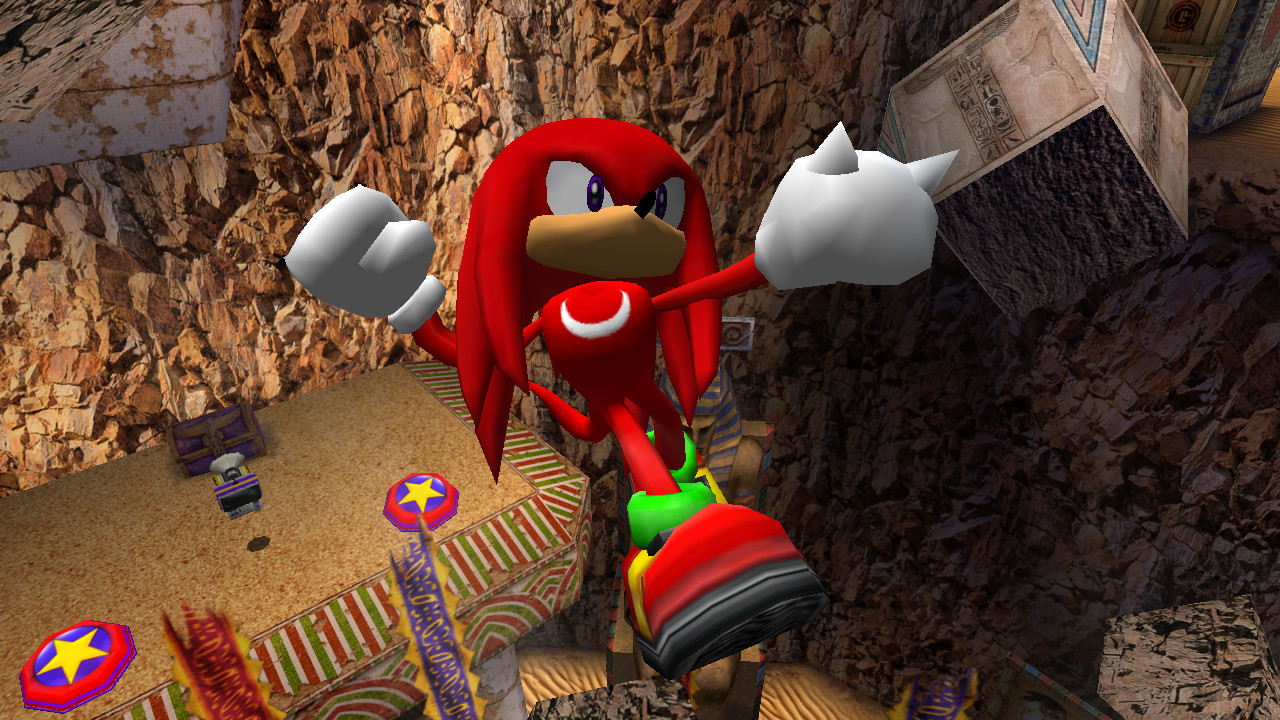 Tweaked Knuckles Model Mod for Sonic Adventure 2 | SA2 Mods