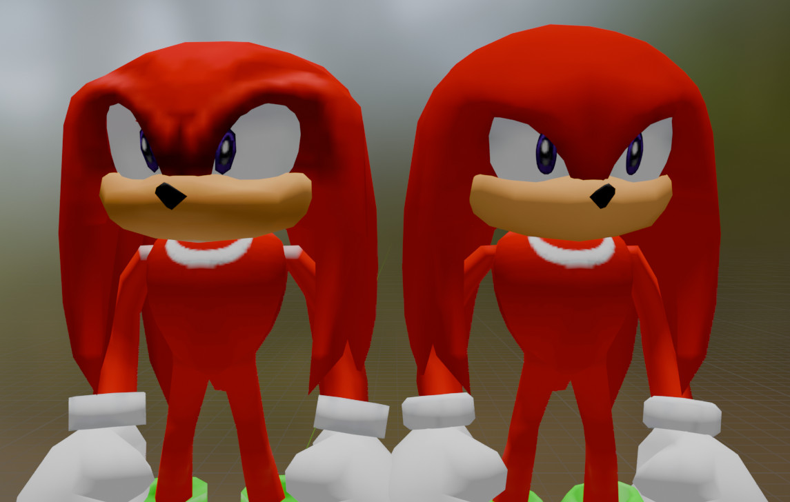 Tweaked Knuckles Model Mod for Sonic Adventure 2 | SA2 Mods