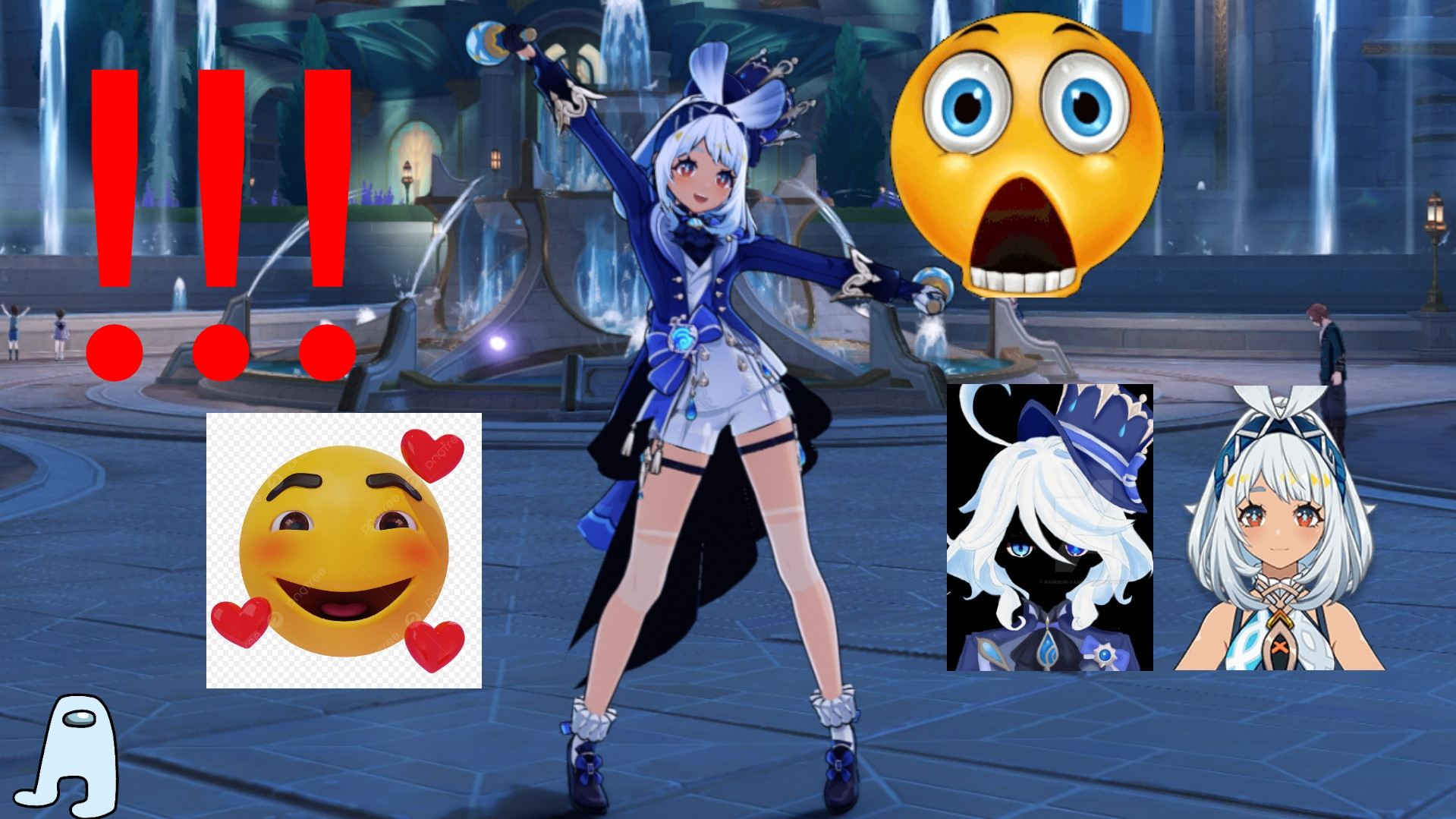 Mualani x Furina Mod for Genshin Impact | GI Mods