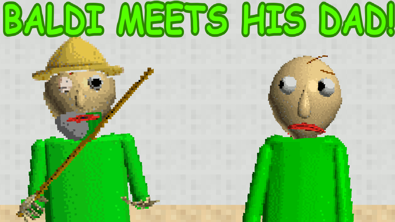 Baldi Meets His Dad Mod for Baldi's Basics | Baldi Mods