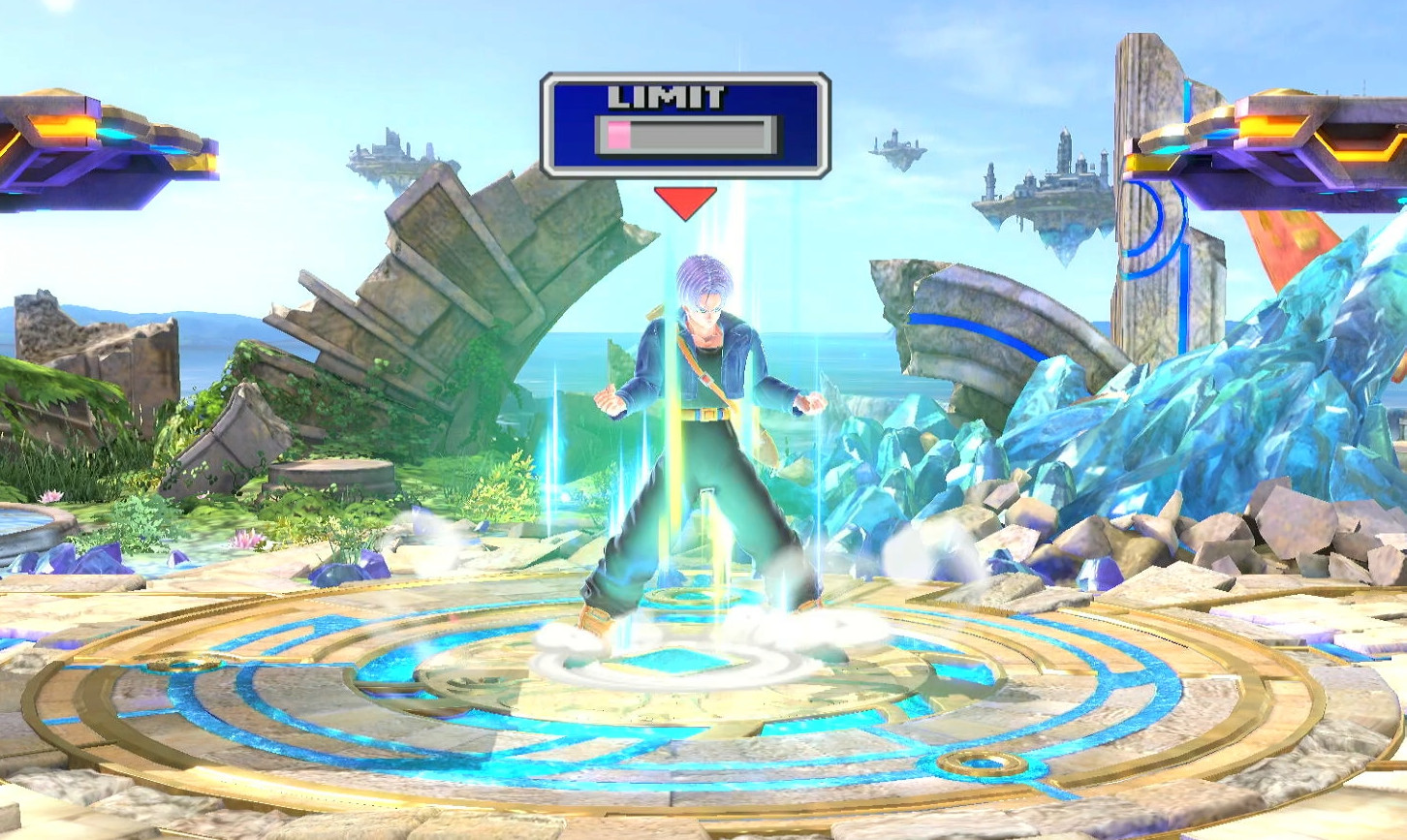Trunks Partial Moveset Over Cloud (Slotted) Mod for Super Smash Bros ...