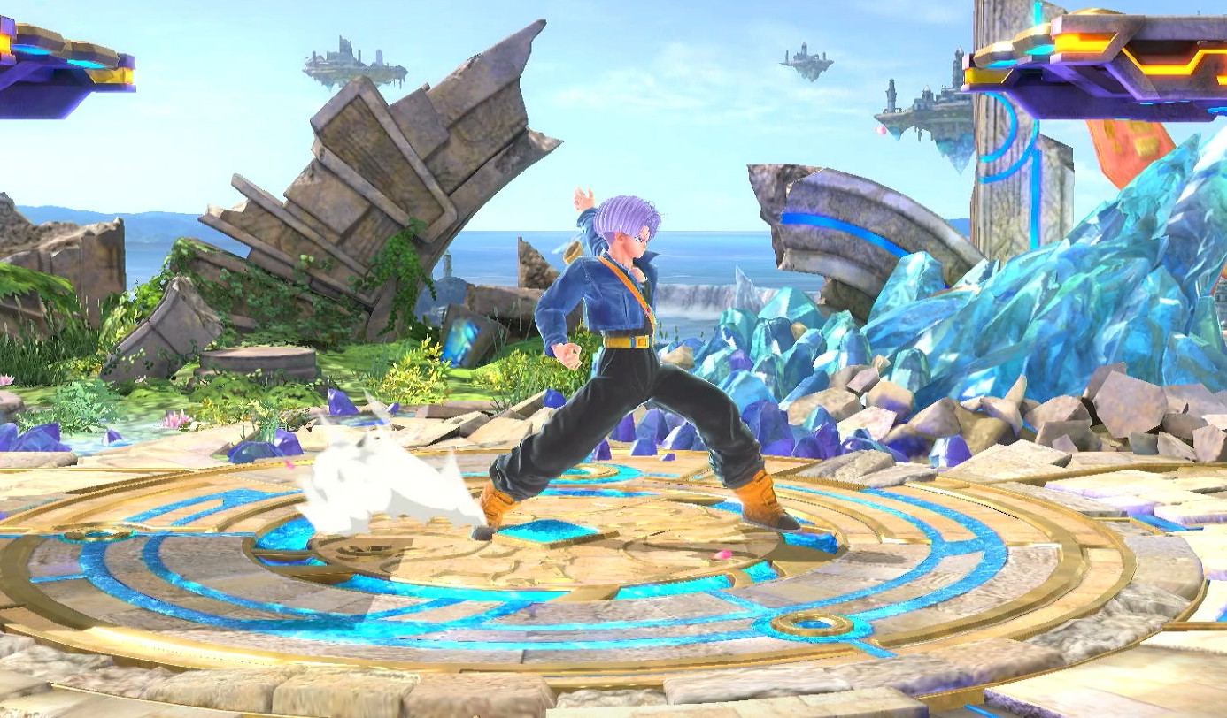 Trunks Partial Moveset Over Cloud (Slotted) Mod for Super Smash Bros ...