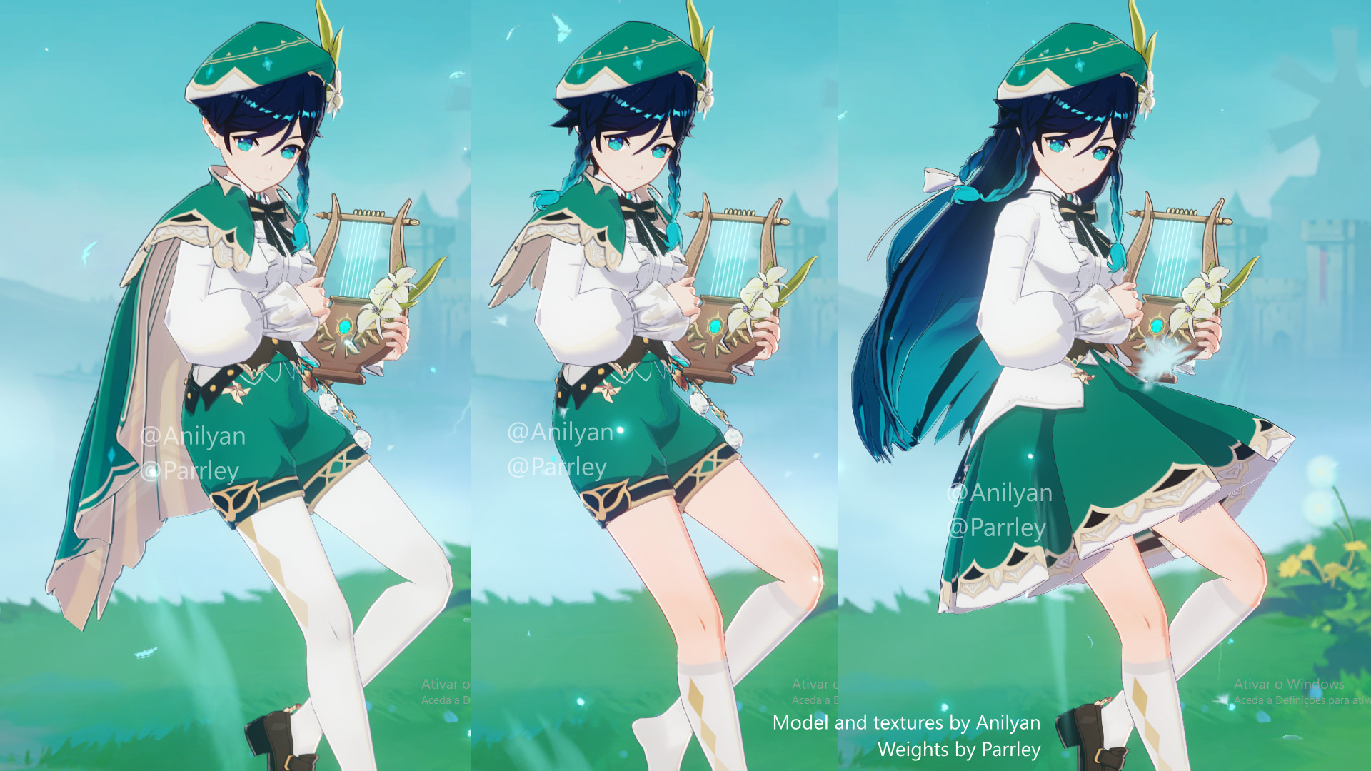 Venti Genderbend Mod for Genshin Impact | GI Mods