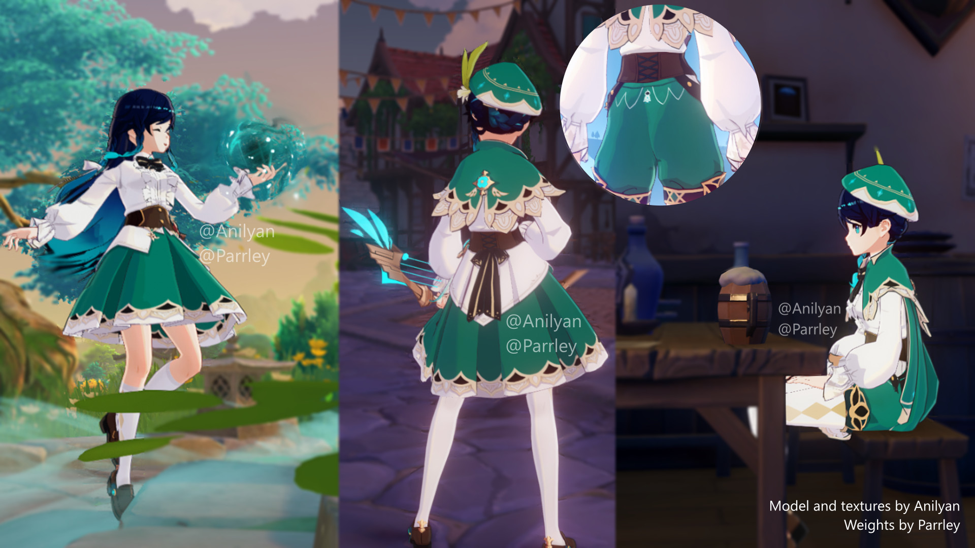 Venti Genderbend Mod for Genshin Impact | GI Mods