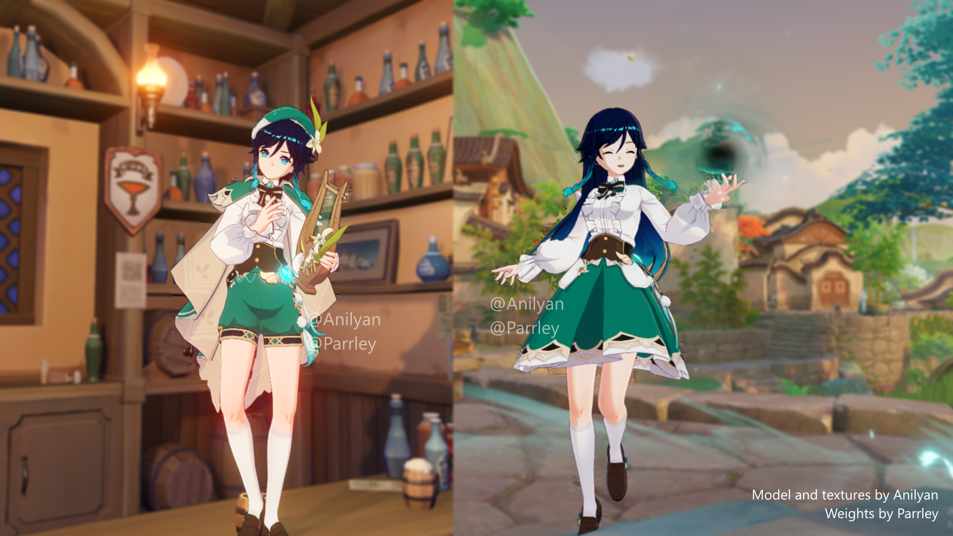 Venti Genderbend Mod for Genshin Impact | GI Mods