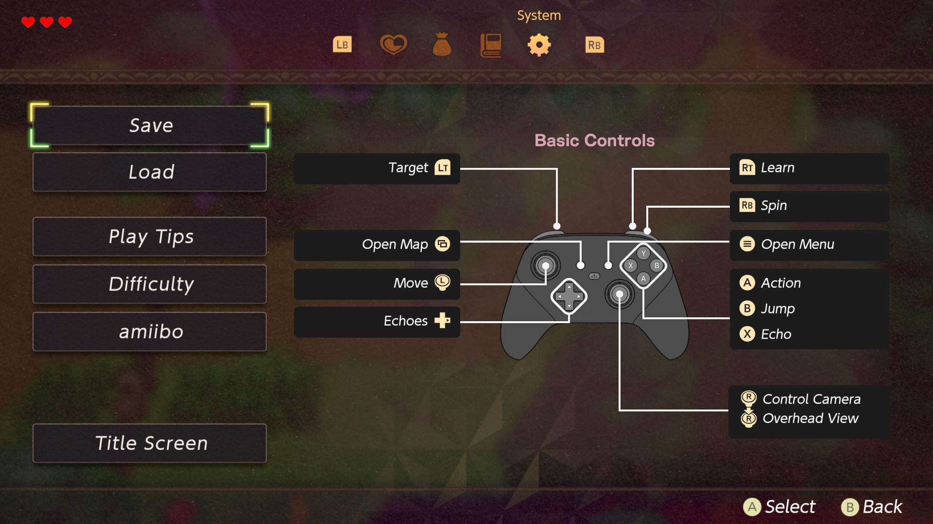 XBOX UI Mod for The Legend of Zelda: Echoes of Wisdom | TLoZ:EoW Mods