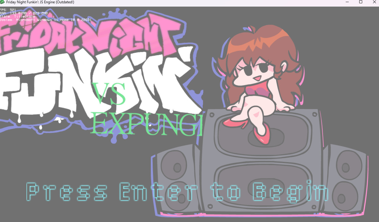 Vs Expunged (JS Engine) Mod for Friday Night Funkin' | FNF Mods