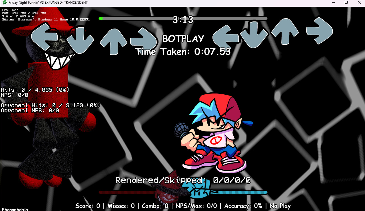 Vs Expunged (JS Engine) Mod for Friday Night Funkin' | FNF Mods