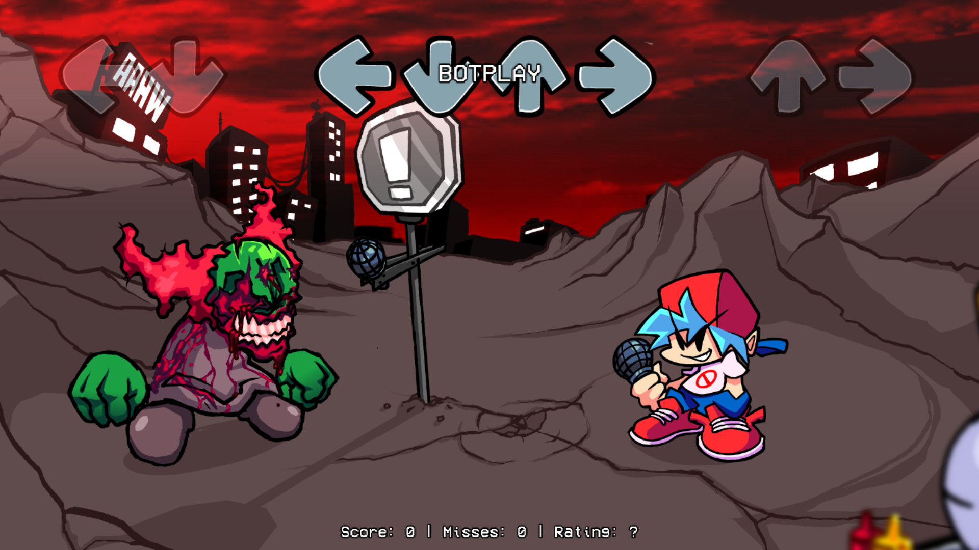 Vs Tricky - Tenebris [FANCHART] Mod for Friday Night Funkin' | FNF Mods