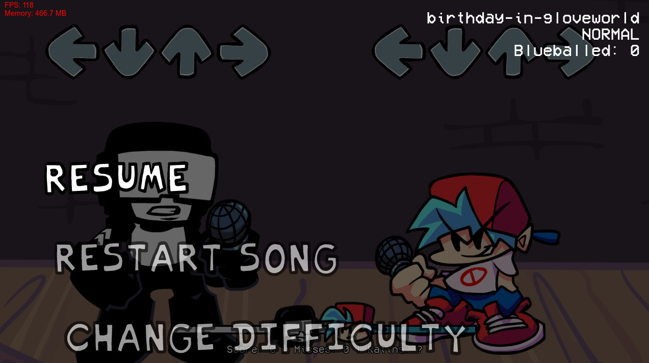 Birthday in Gloveworld Charted Mod for Friday Night Funkin' | FNF Mods