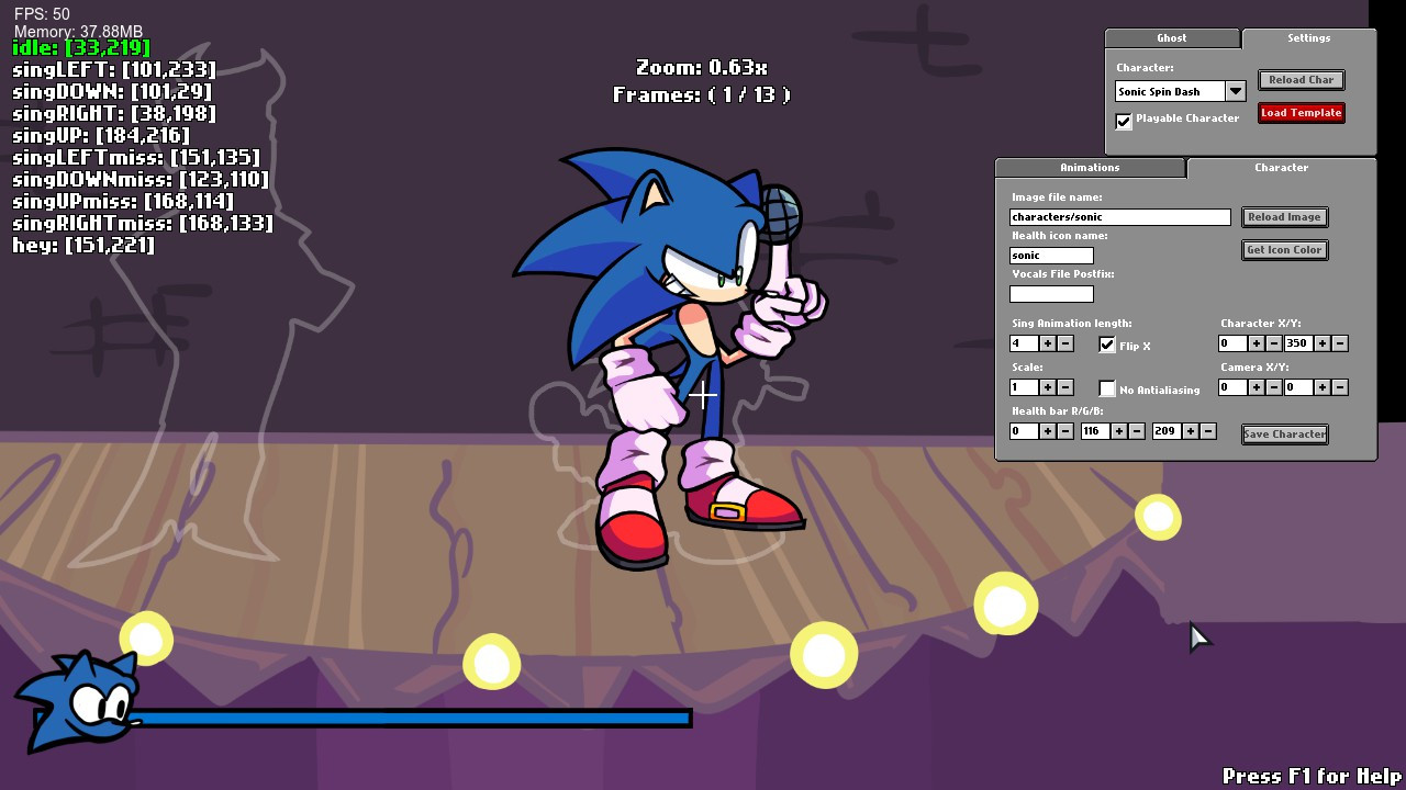 Sonic heroes spin dash playable Mod for Friday Night Funkin' | FNF Mods