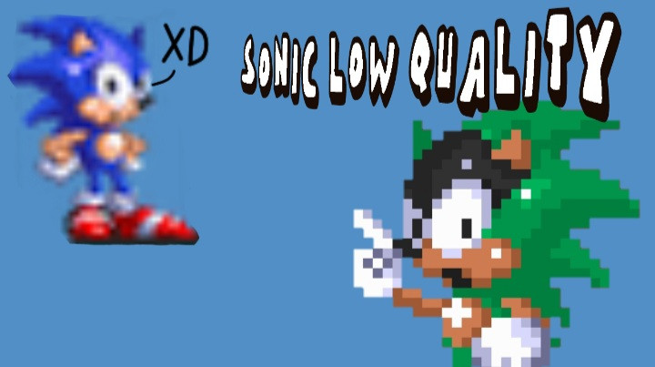 Sonic low quality Mod for Sonic 3 A.I.R. | S3AIR Mods