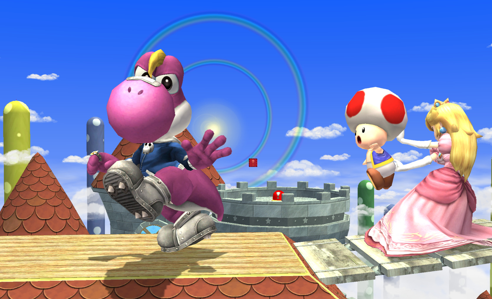 Prince Mush Gonzales Yoshi Mod for Super Smash Bros. Brawl | Brawl Mods