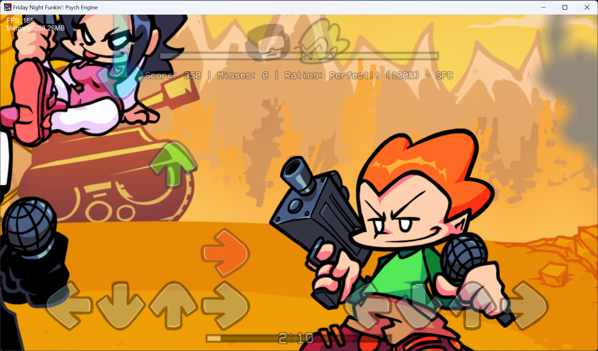 pico mixes psych port 0.02% accurate Mod for Friday Night Funkin' | FNF Mods