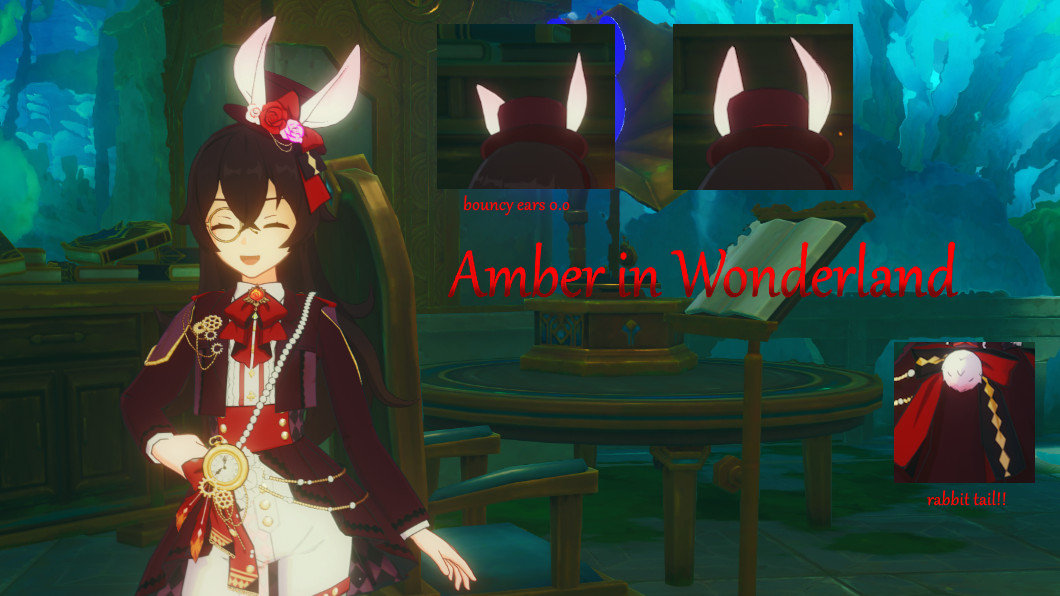Amber in Wonderland Mod for Genshin Impact | GI Mods