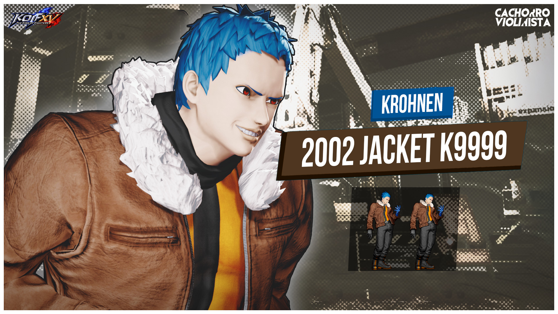 2002 Jacket K9999 Mod for The King of Fighters XV | KoFXV Mods