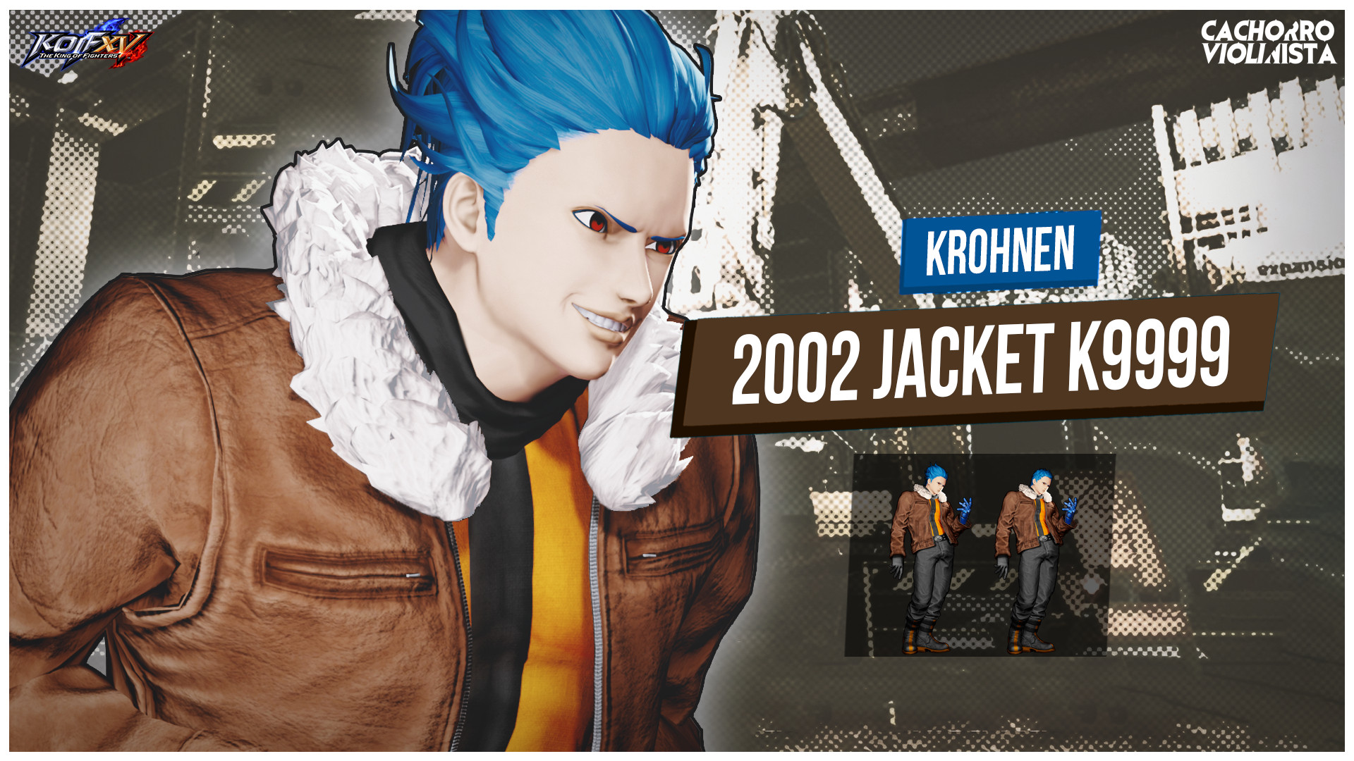 2002 Jacket K9999 Mod for The King of Fighters XV | KoFXV Mods