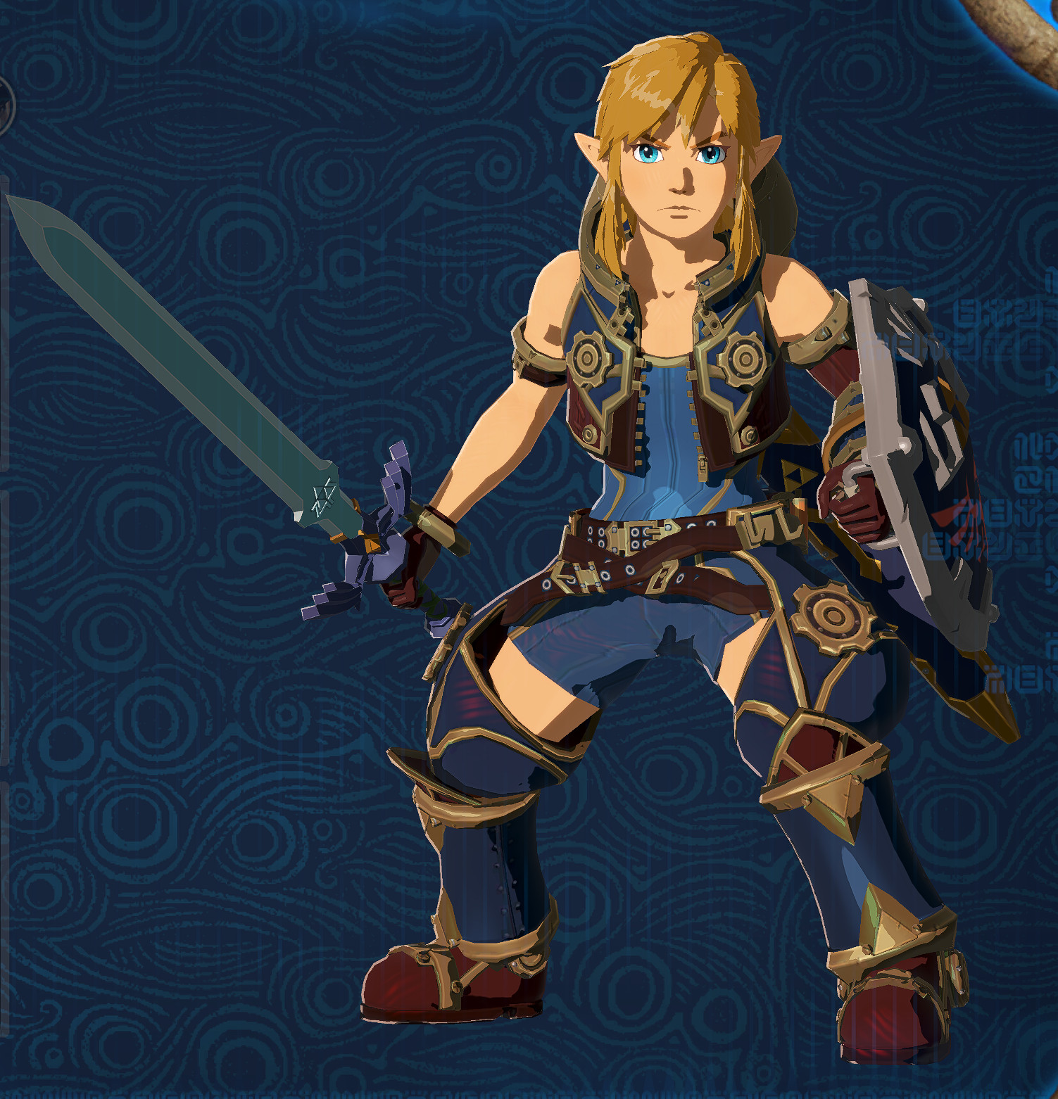 Salvager Gear over Snowquill set Mod for Hyrule Warriors: Age of ...