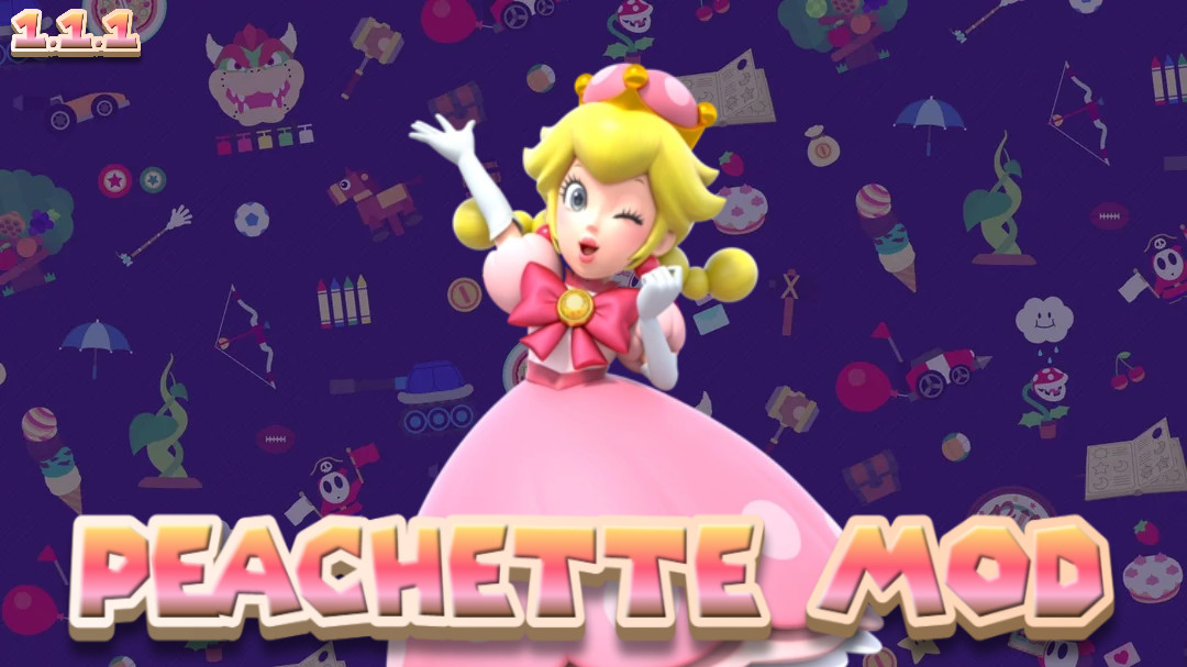 Peachette joins the party Mod for Mario Party Superstars | MPS Mods