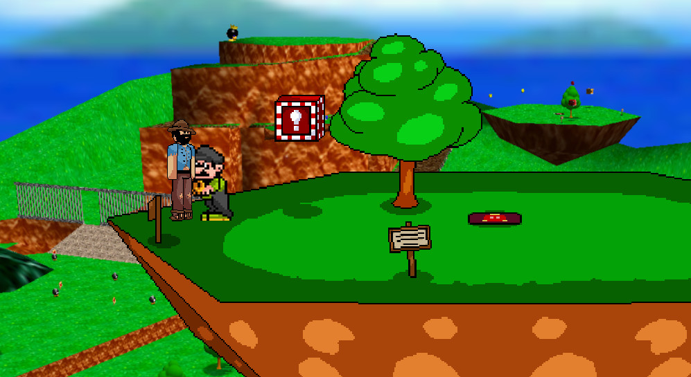 Floating Island in The Sky (Super Mario 64) Mod for Super Smash Bros ...