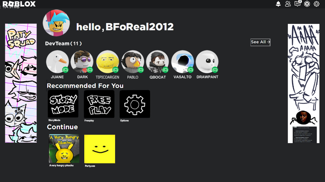 FNB:RobloxPlayer Mod for Friday Night Funkin' | FNF Mods