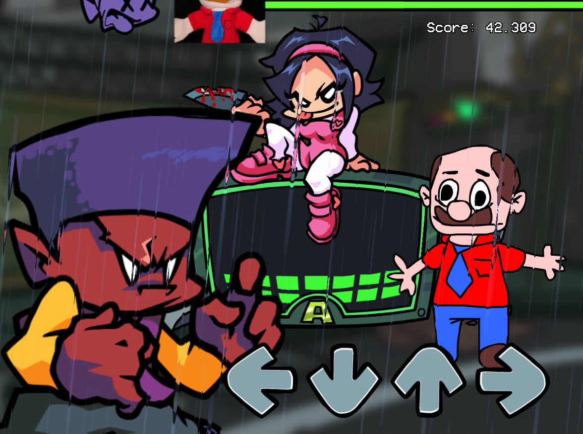 Marvin playable character for Psych Online Mod for Friday Night Funkin ...