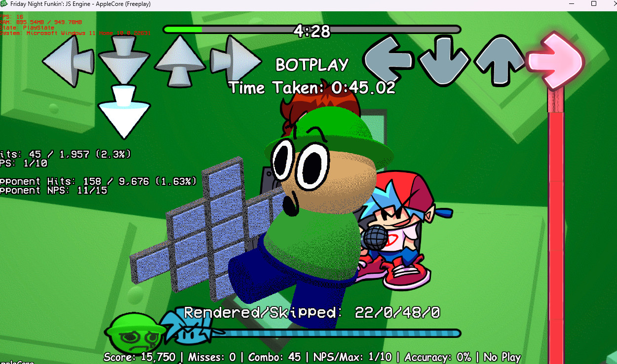 AppleCore Recharted (JS Engine Port) Mod for Friday Night Funkin' | FNF ...