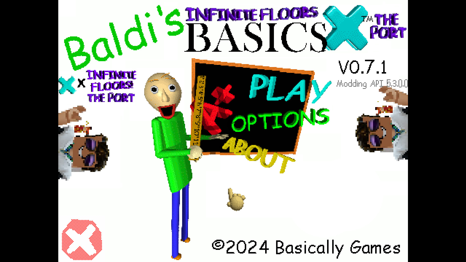 Arcade Title screen (EFRM) Mod for Baldi's Basics | Baldi Mods
