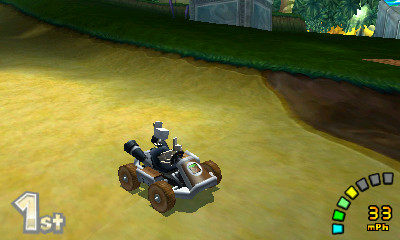 Rabbit & Chicken (Minecraft) Mod for Mario Kart 7 | MK7 Mods