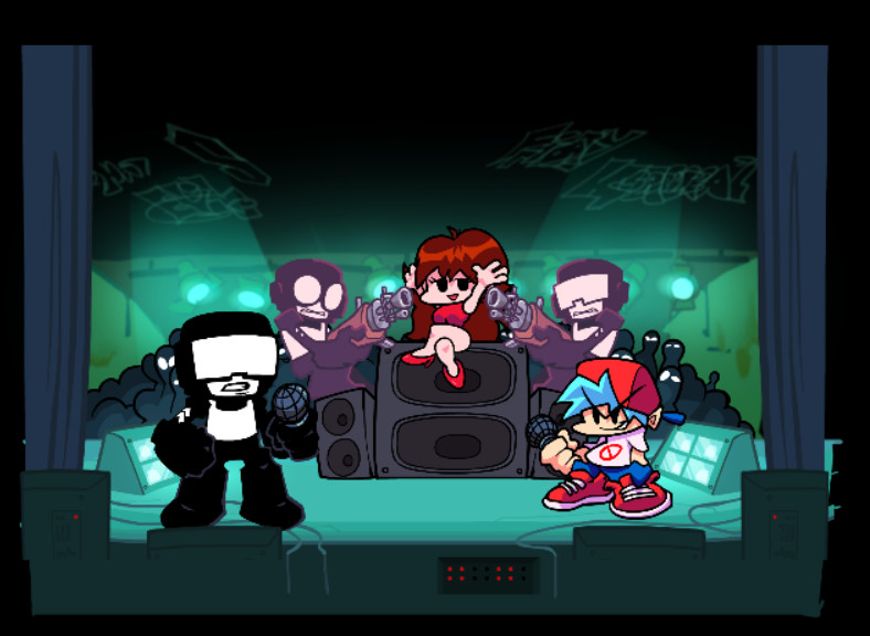 Characters selector stage Mod for Friday Night Funkin' | FNF Mods