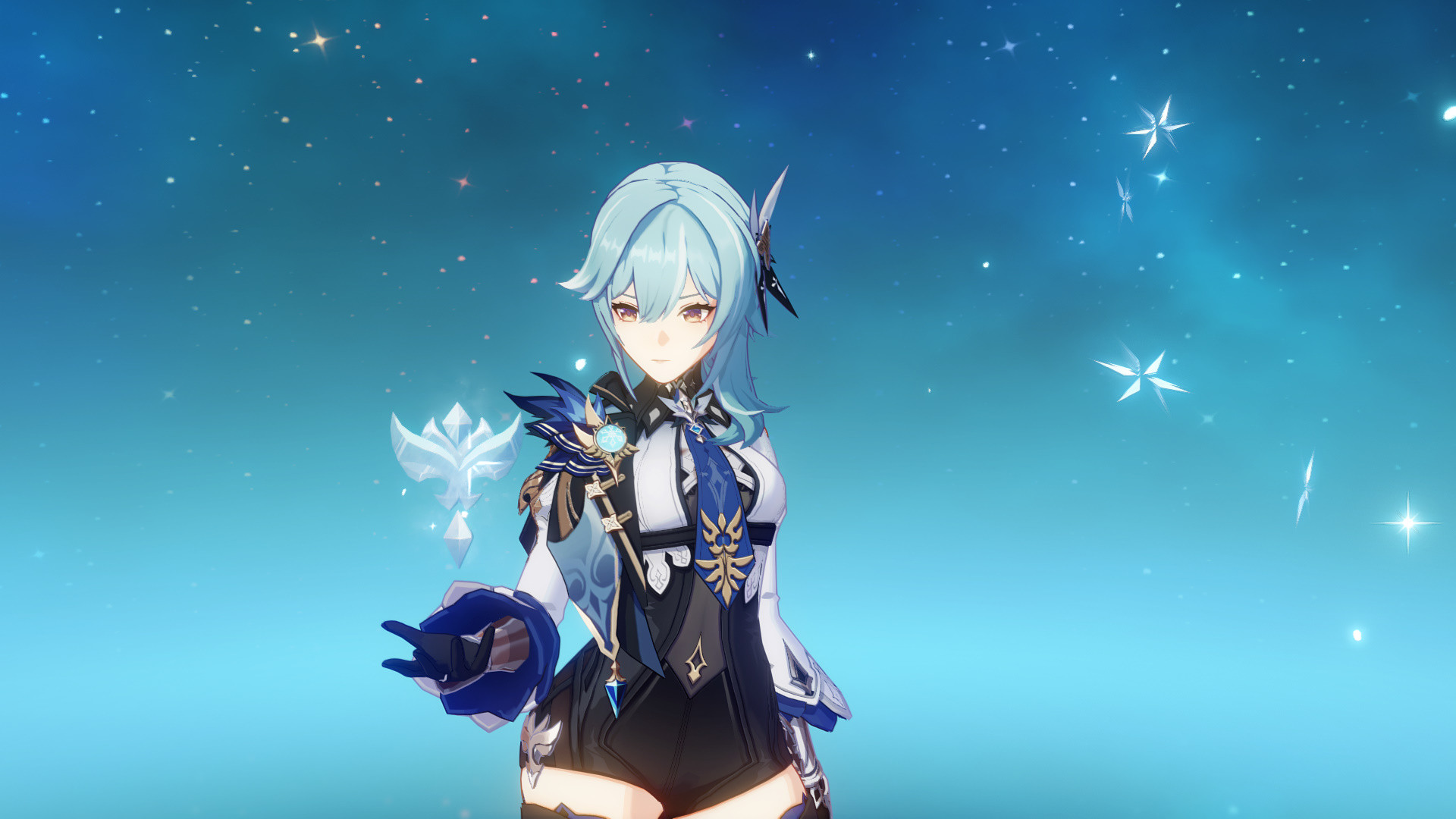 Eula slightly thicc without cape without headband Mod for Genshin ...