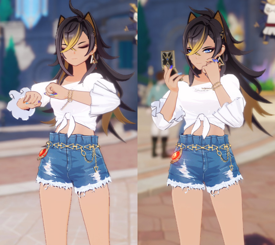 Dehya Tosen Jordan Outfit Mod Mod for Genshin Impact | GI Mods