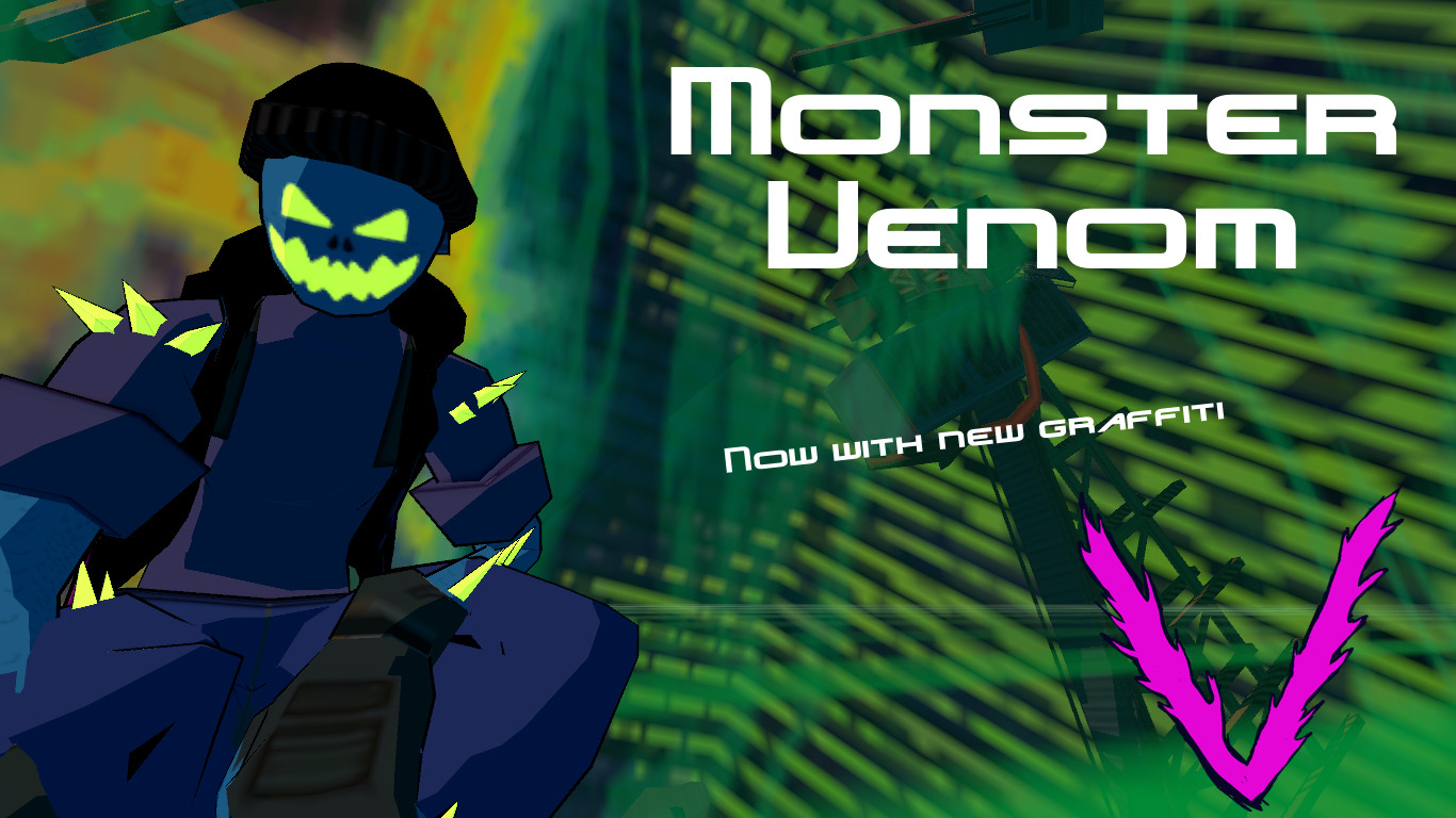 Monster Venom (OC) Mod for Bomb Rush Cyberfunk | BRC Mods