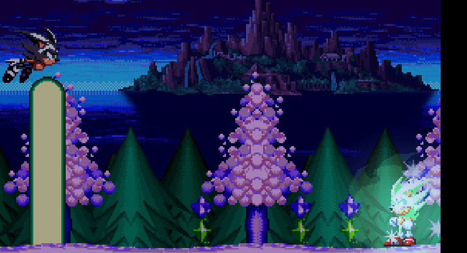 Mirror Fighter Sonic Over Mecha Tails (Cold Peaks) Mod for Sonic 3 A.I ...