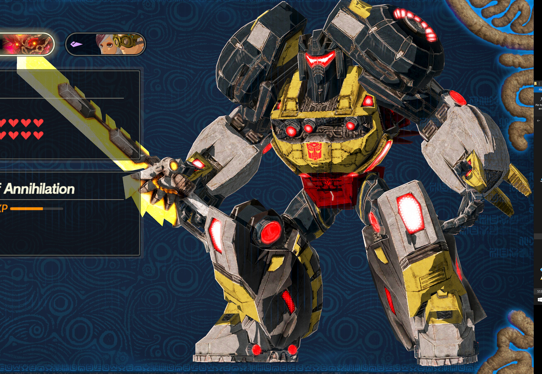 Grimlock over Ganon Mod for Hyrule Warriors: Age of Calamity | HW:AOC Mods