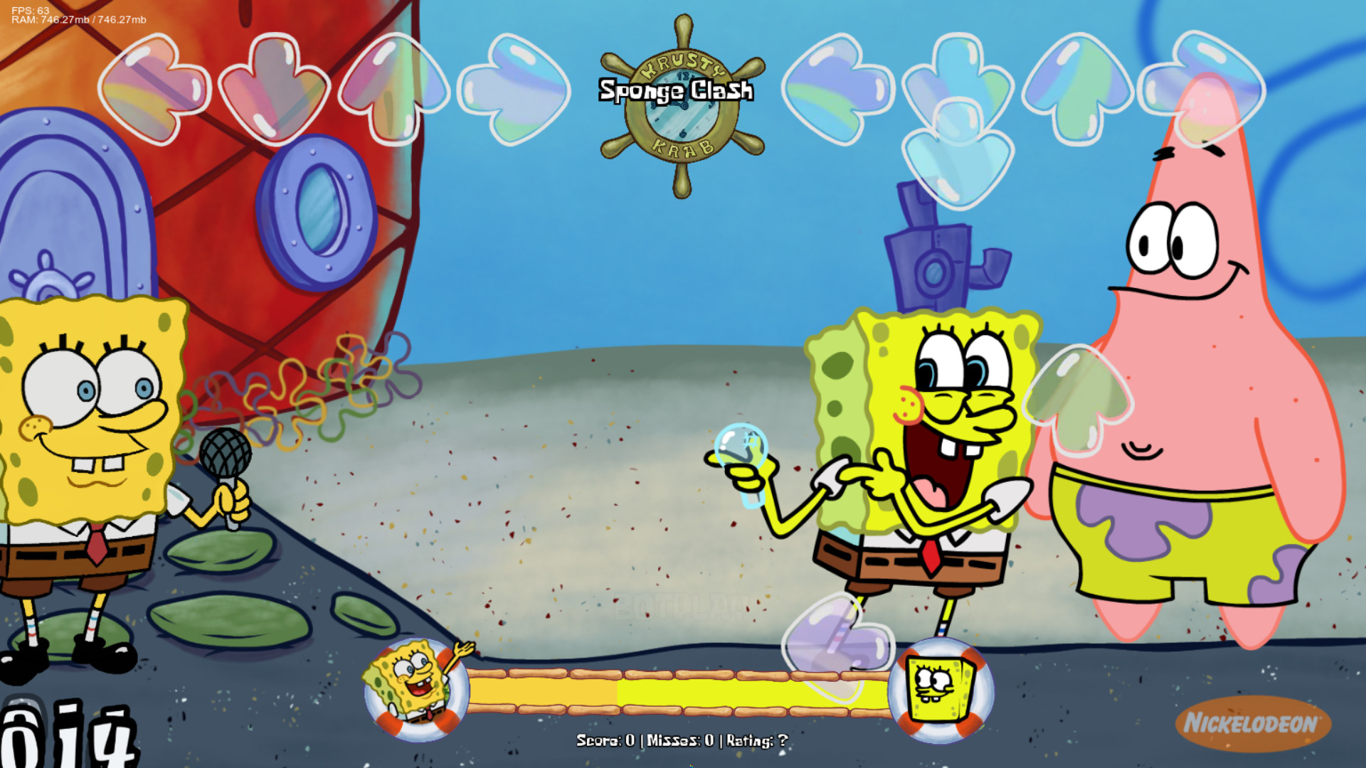 Sponge Clash (Spin Clash Spongebob Remix) Playable Mod for Friday Night ...