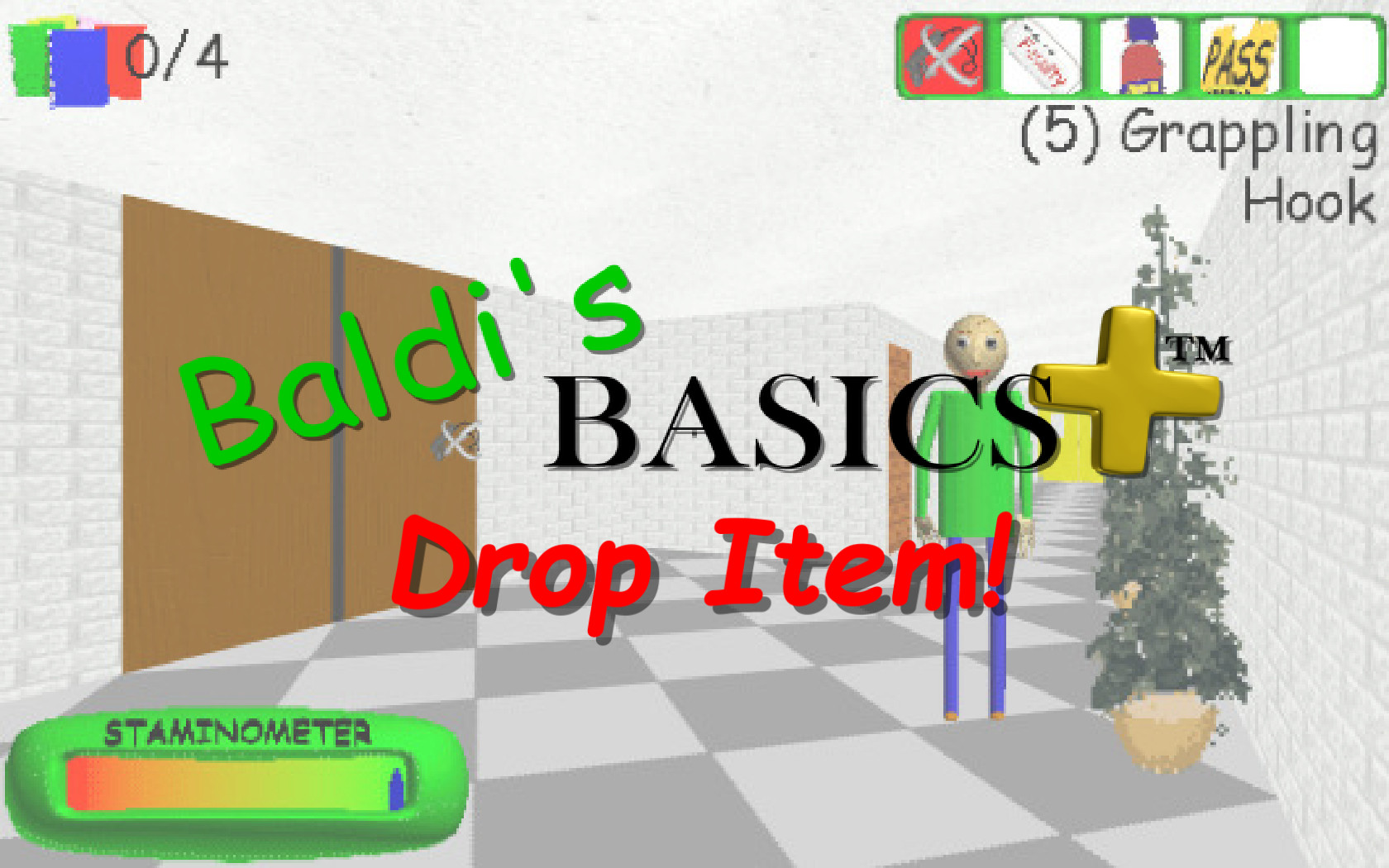 BB+ Drop Item Mod for Baldi's Basics | Baldi Mods