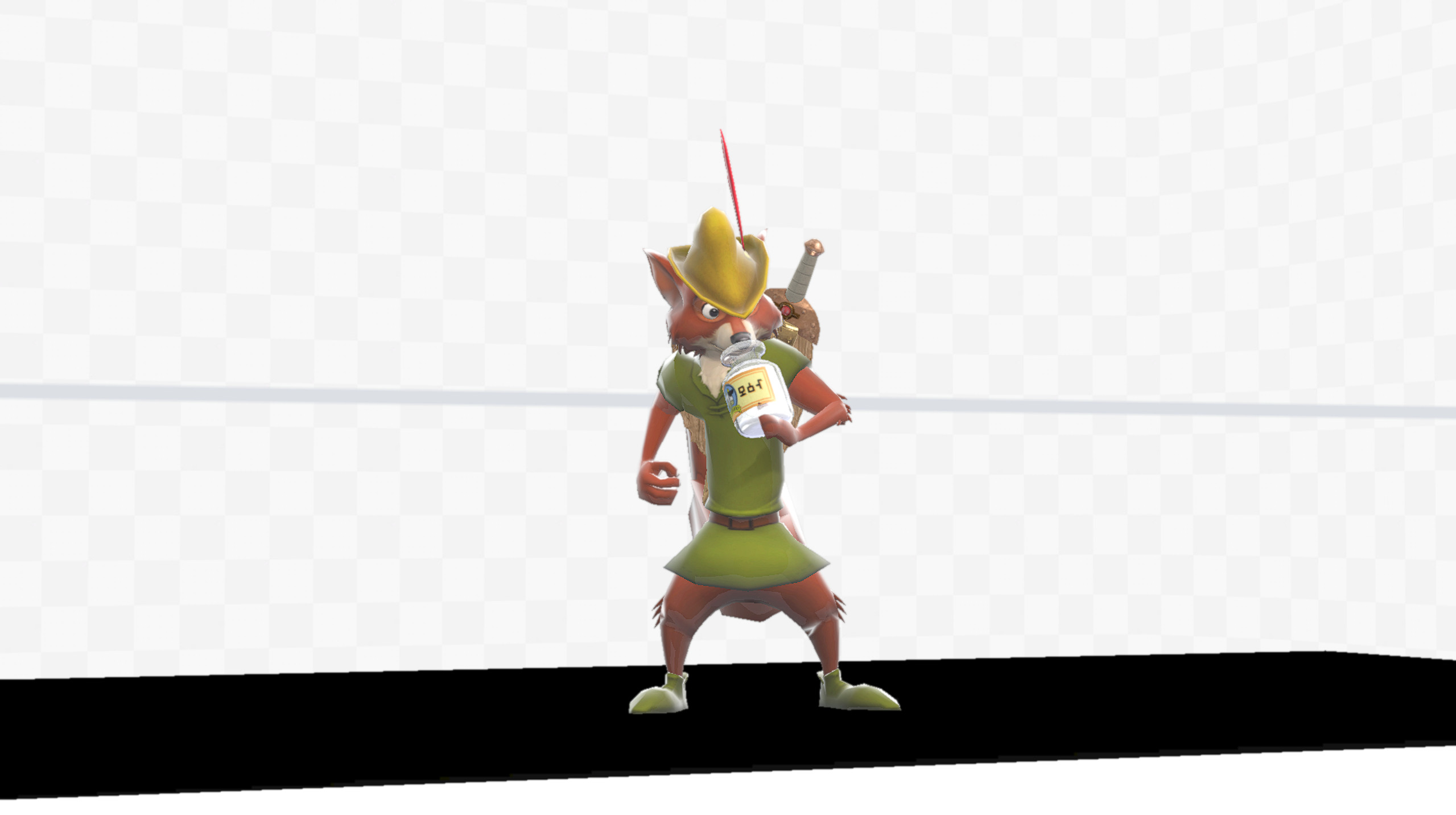 Disney | Robin Hood over Young Link Mod for Super Smash Bros. Ultimate ...