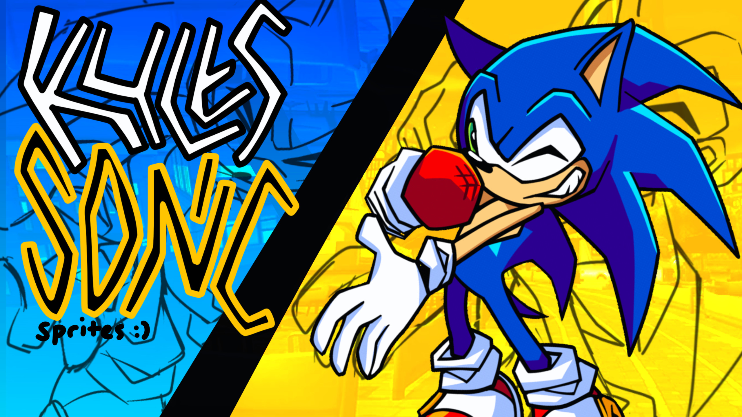Kyle's Playable Sonic Mod for Friday Night Funkin' | FNF Mods