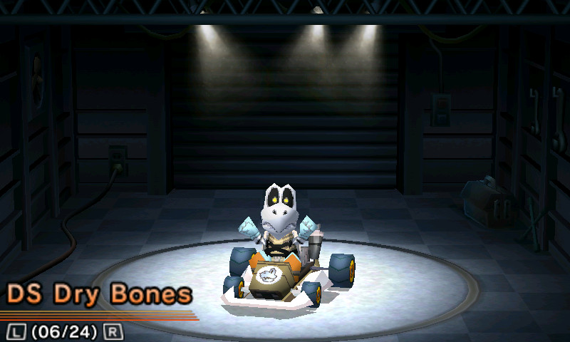Dry Bones (Mario Kart DS) Mod for Mario Kart 7 | MK7 Mods