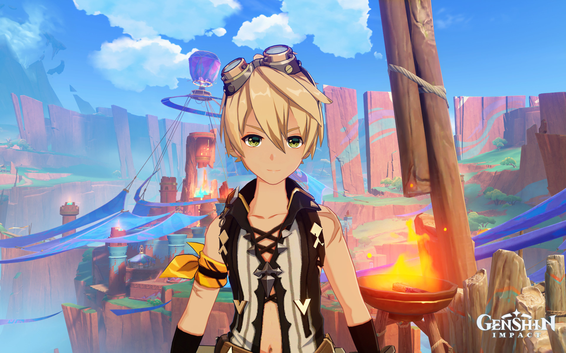 Blonde Bennett Recolor Mod for Genshin Impact | GI Mods