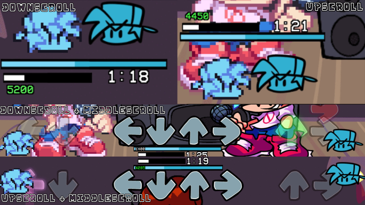 HUD MINI SIMPLE [A2] Mod for Friday Night Funkin' | FNF Mods