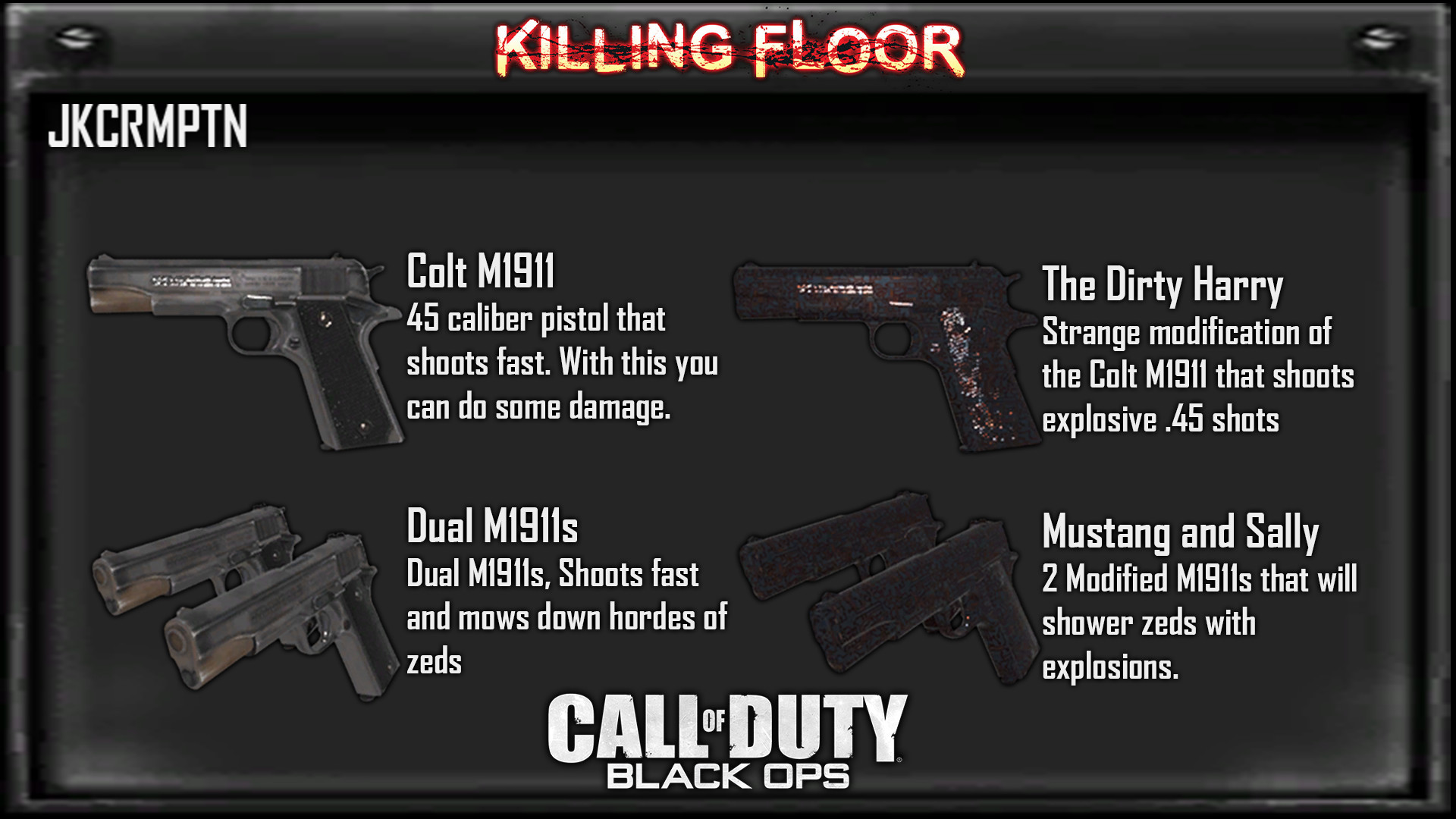 Call of Duty: Black Ops Colt M1911 Mod for Killing Floor | KF Mods