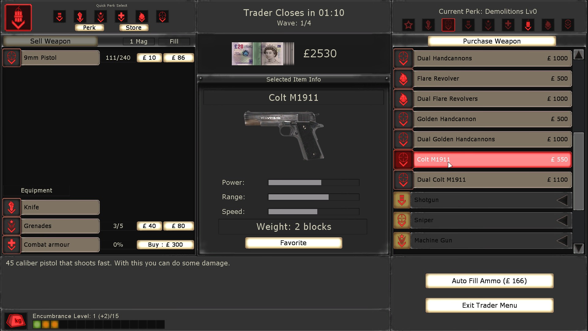 Call of Duty: Black Ops Colt M1911 Mod for Killing Floor | KF Mods