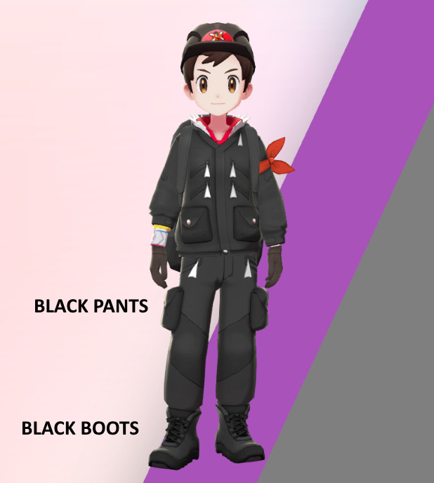 Expedition Suit Recolour (Various Colours) Mod for Pokemon Sword ...