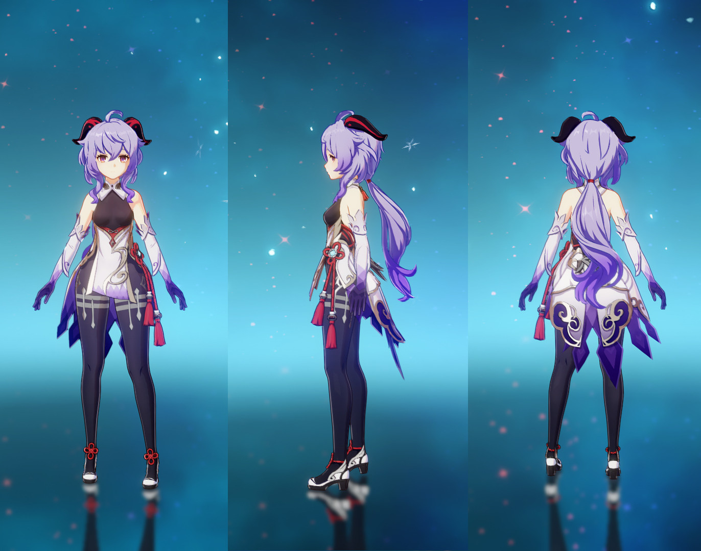 Ganyu simple edits thicc + purple ver Mod for Genshin Impact | GI Mods