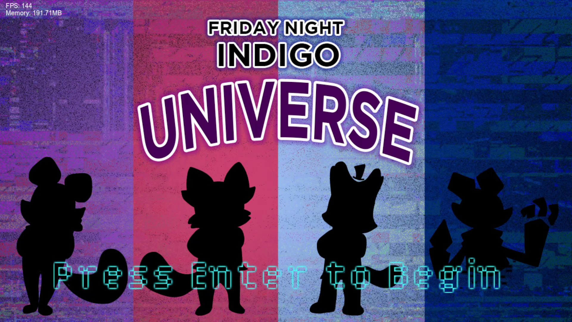 FNF Indigo Universe! Mod for Friday Night Funkin' | FNF Mods