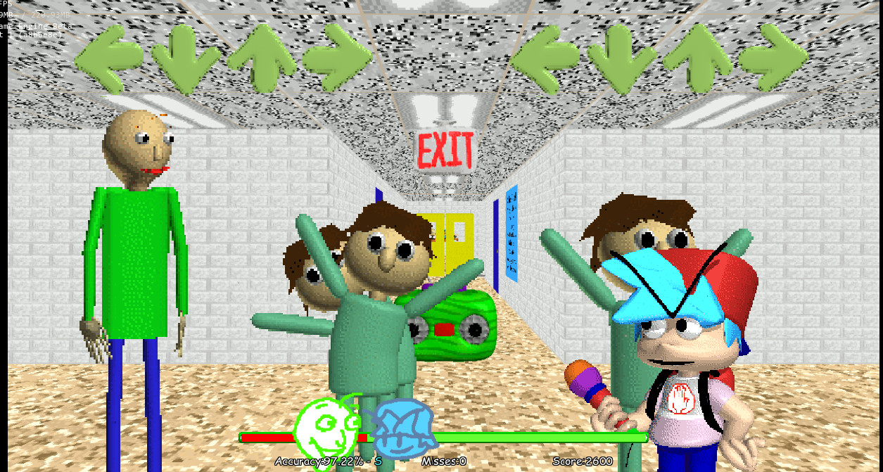 Baldi's Jammin Basics (ONESHOT MOD) Mod for Friday Night Funkin' | FNF Mods