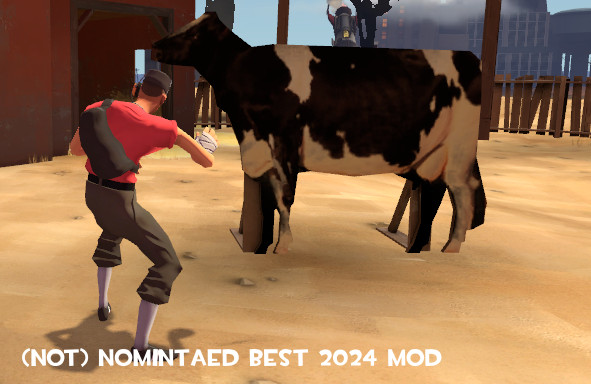 hyper realistic hd cow Mod for Team Fortress 2 | TF2 Mods